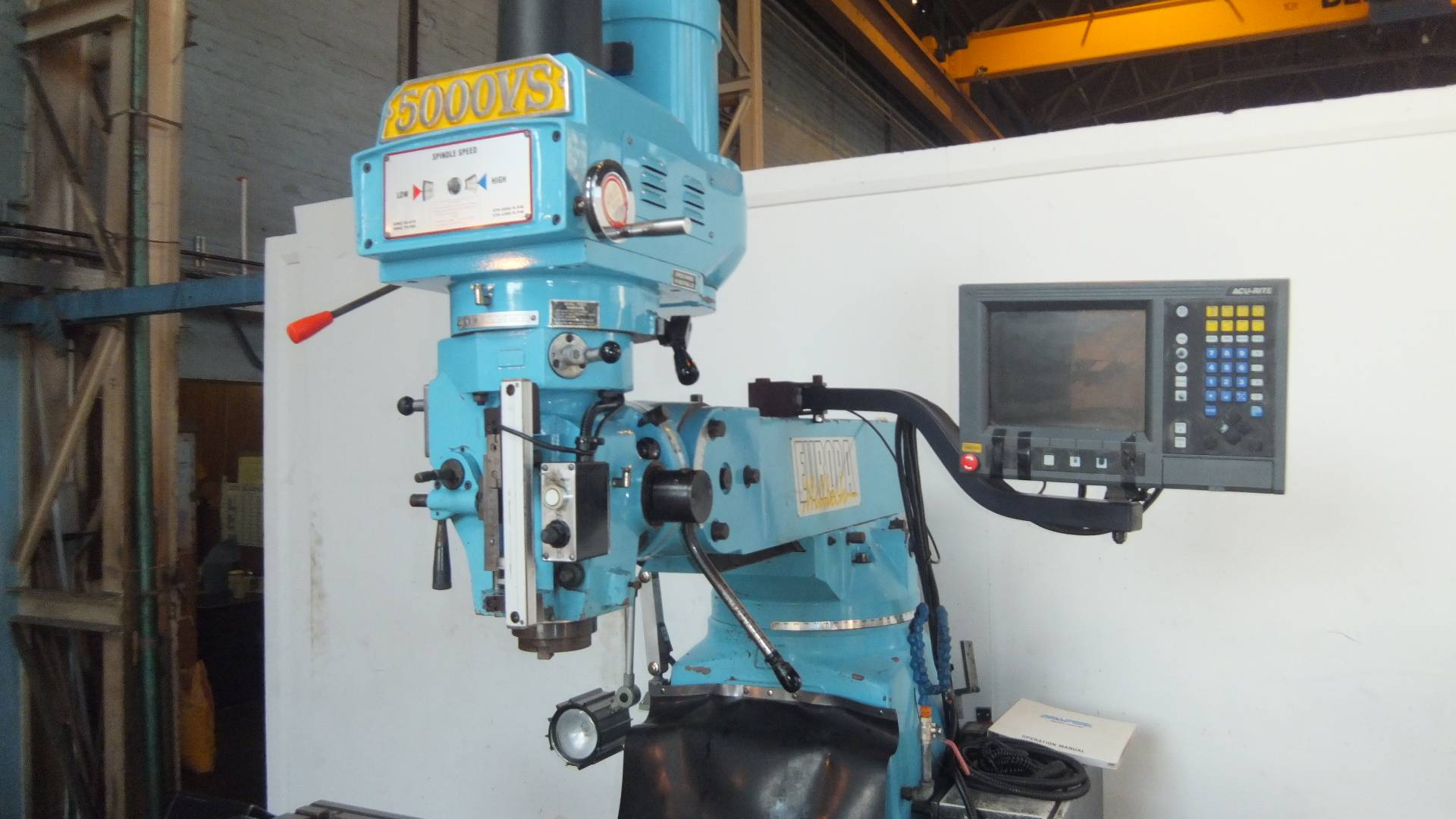 USED Europa Milltech 5000VS Milling - CNC Knee type Turret | TPH ...